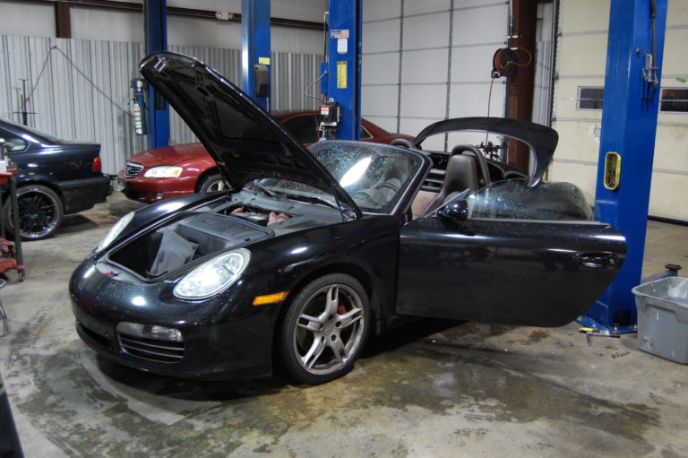 Porsche Boxster S Water Damage and Repairs - Heads Up Automotive